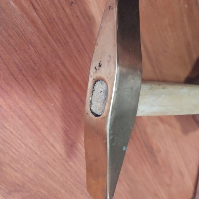 Jual Chipping Brass Hammer with Wood Handle palu chiping kuningan 300 ...