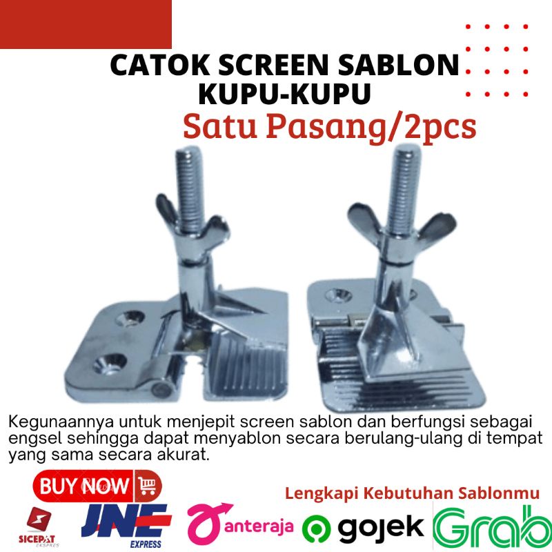Jual Catok Screen Sablon Kupu-Kupu (Sepasang) | Shopee Indonesia