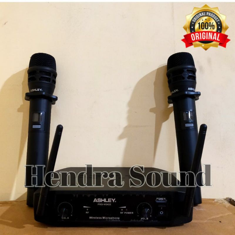 Jual Mic Wireless Ashley Pro - Voice ORIGINAL | Shopee Indonesia
