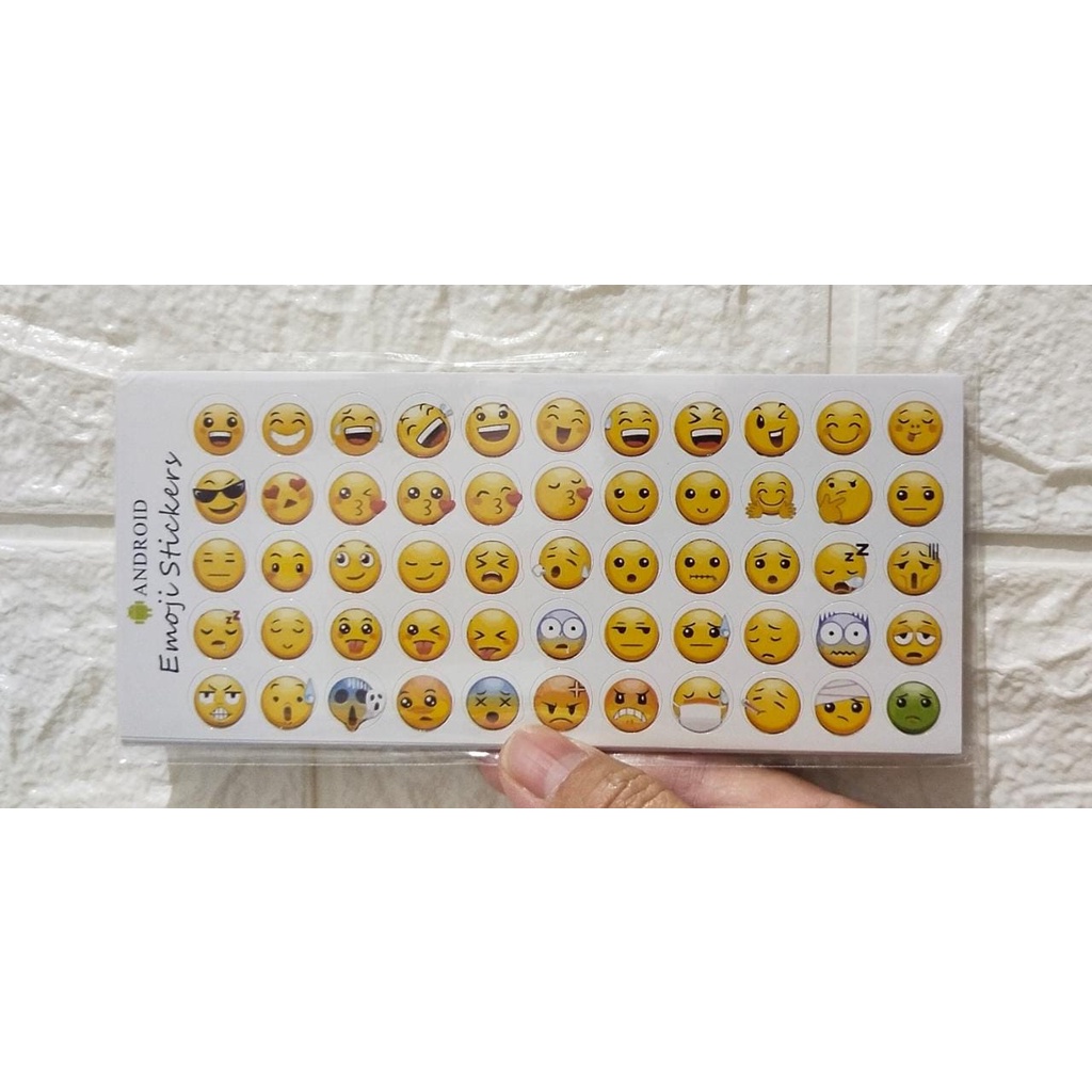 Jual STIKER EMOJI / STIKER EMOTICON LUCU / STICKER HIAS BENTUK EMOTICON ...