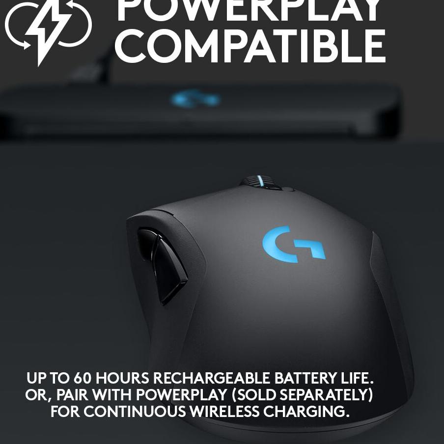 Jual Kejar Promo--Logitech G703 HERO Lightspeed Mouse Gaming Wireless ...