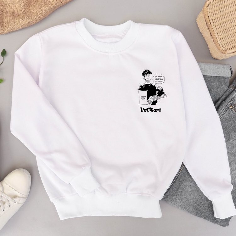 Jual (Pre Order) Crewneck Sweater Haikyuu Part 1 Anime Merchandise ...