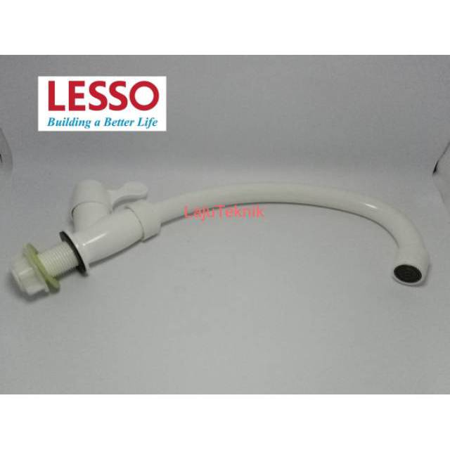 Jual Kran Cuci Piring / Kran Angsa / Kran BCP VERTIKAL 1/2" PVC LESSO ...