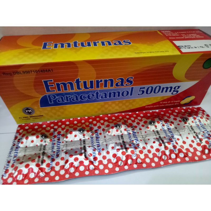 Jual EMTURNAS PARACETAMOL 500MG | Shopee Indonesia