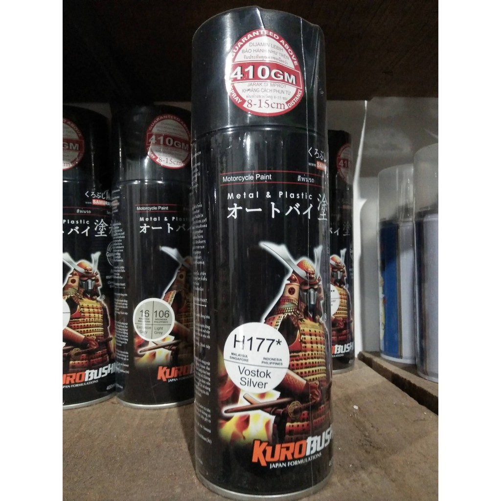Jual samurai paint h177 vostok silver | Shopee Indonesia