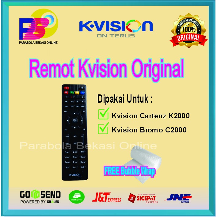 Jual Remot Kvision K2000 dan C2000 Original | Shopee Indonesia