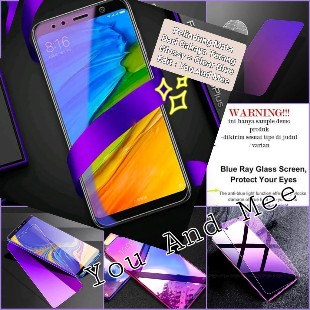Jual ( New Seller) Anti Radiasi Tempered Glass BLUE LIGHT Super Glossy ...