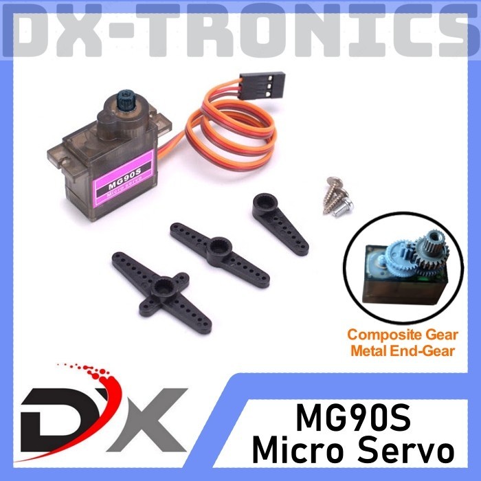 Jual Tower Pro Servo MG90s (Composite with Metal End Gear) MG 90 ...