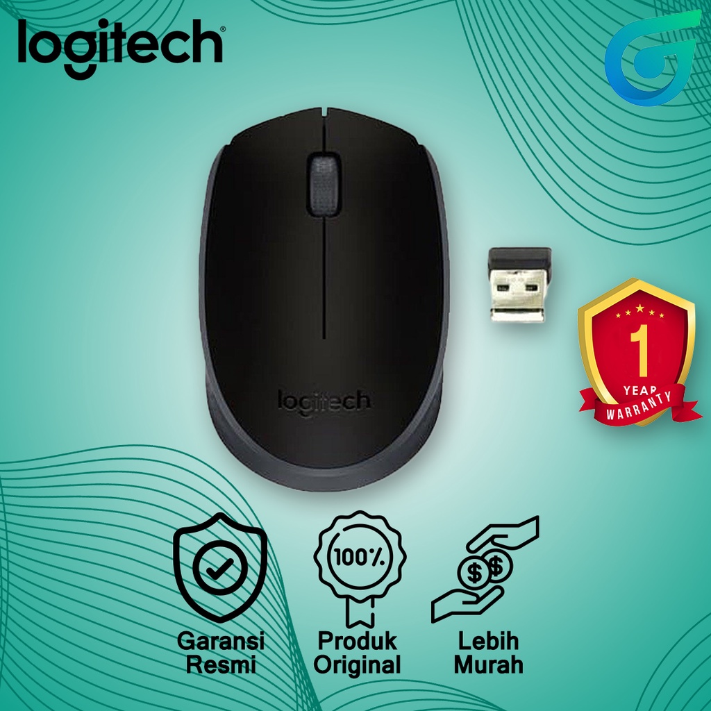 Jual Mouse Logitech Wireless M170 - Garansi Resmi 1 Tahun | Shopee ...