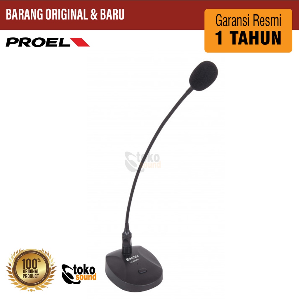 Jual PROEL EIKON EKBMG01 - Microphone base with Touch Sensitive ON/OFF | Shopee Indonesia