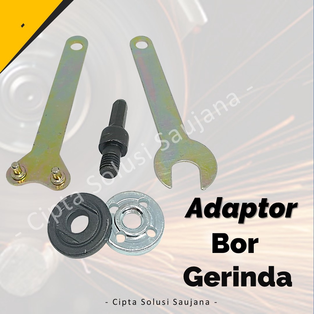 Jual SET ADAPTOR MESIN BOR JADI GERINDA KONEKTOR KONVERTER BOR MATA ...