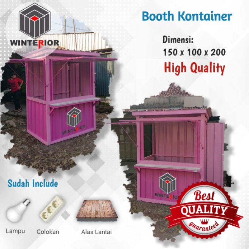 Jual Booth Container / Gerobak Kontainer / Gerobak Booth / Stand Container / Booth Container ...