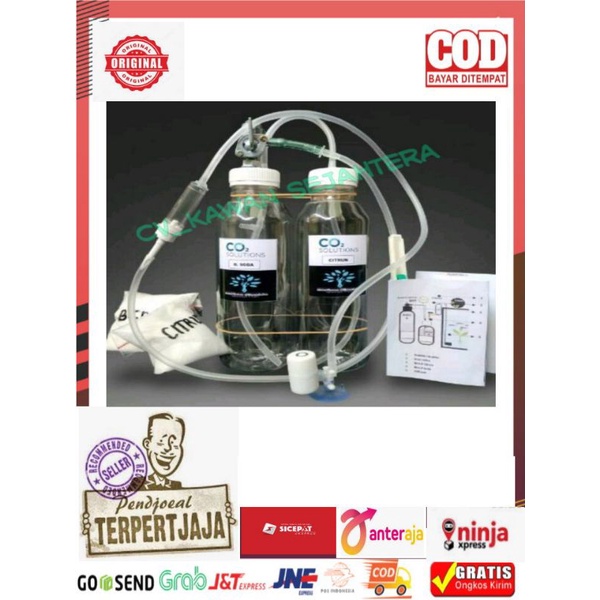 Jual Botol CO2 DIY RAGUL (2 BOTOL Kapasitas 1000ml ) Full set | Shopee ...
