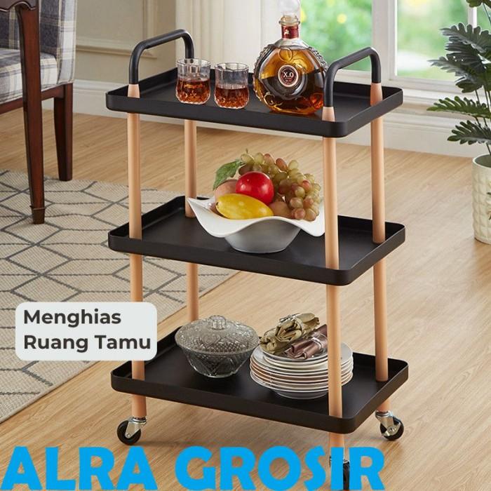 Jual Rak Troli Portable Troli Penyimpanan Dapur Dan Ruang Tamu Str ...