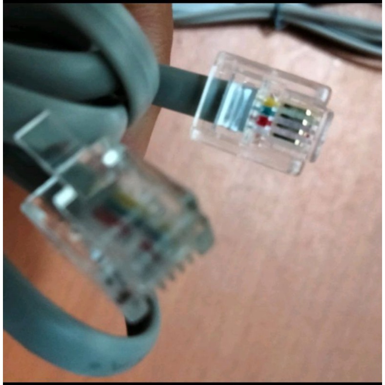 Jual Kabel Telepon Rumah Indihome panjang 2 meter | Shopee Indonesia