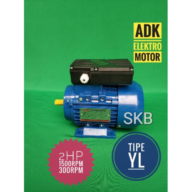 Jual Elektro motor YL 2hp1500rpm ADK | Shopee Indonesia
