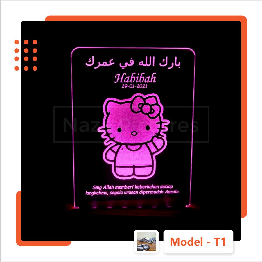 Jual Lampu Kekinian Hello Kitty Doraemon Stitch Among Us Mikey Mouse ...