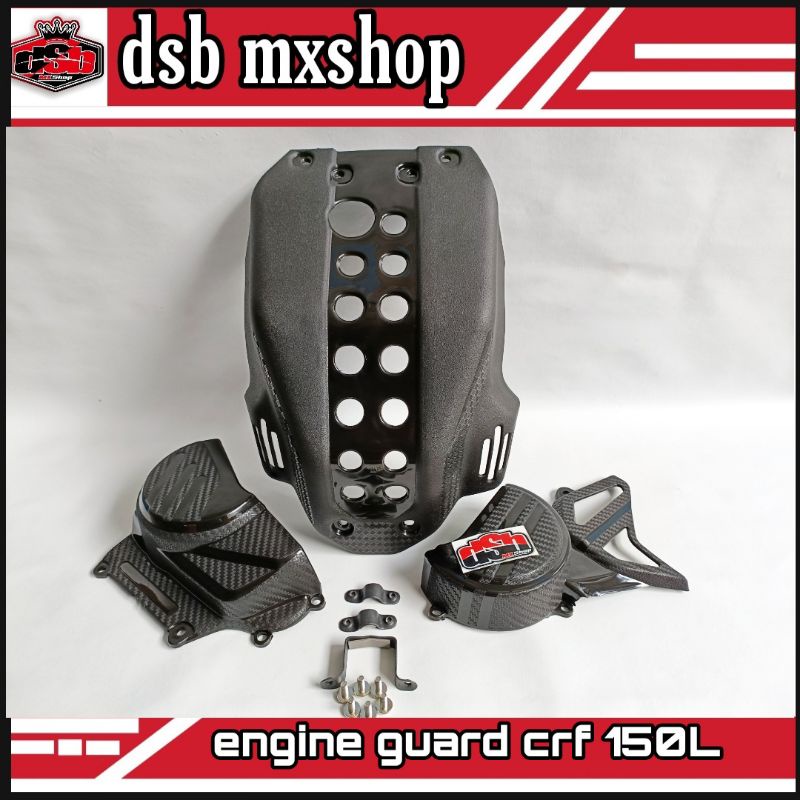 Jual COVER MESIN CRF 150L ENGINE GUARD CRF 150L PLUS PELINDUNG MESIN ...