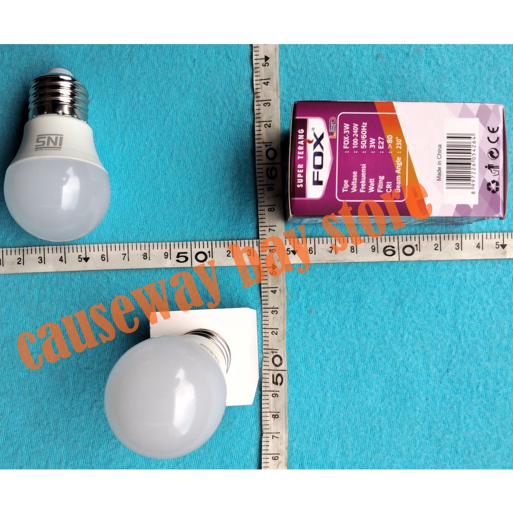 Jual LAMPU LED 3 WATT FOX SIGNATURE | Shopee Indonesia