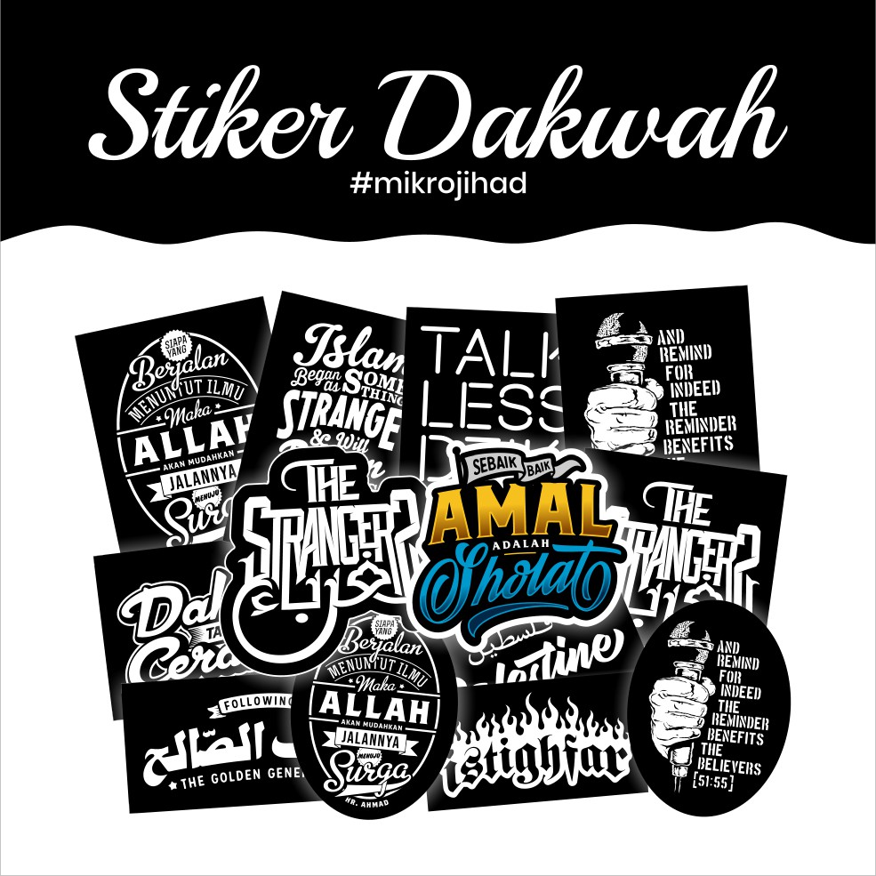 Jual Stiker Dakwah Stiker Islam Vinyl Print sebagai Media Berdakwah ...