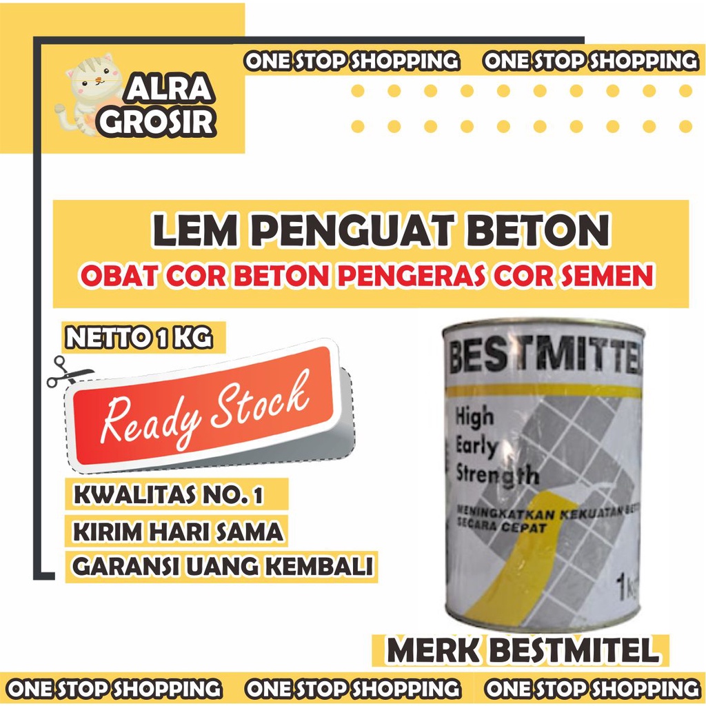 Jual LEM PENGUAT BETON OBAT COR BETON PENGERAS COR SEMEN BESTMITEL 1 KG ...