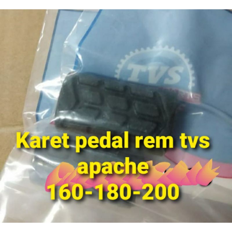 Jual Karet pedal rem tvs apache 160-180-200 original | Shopee Indonesia