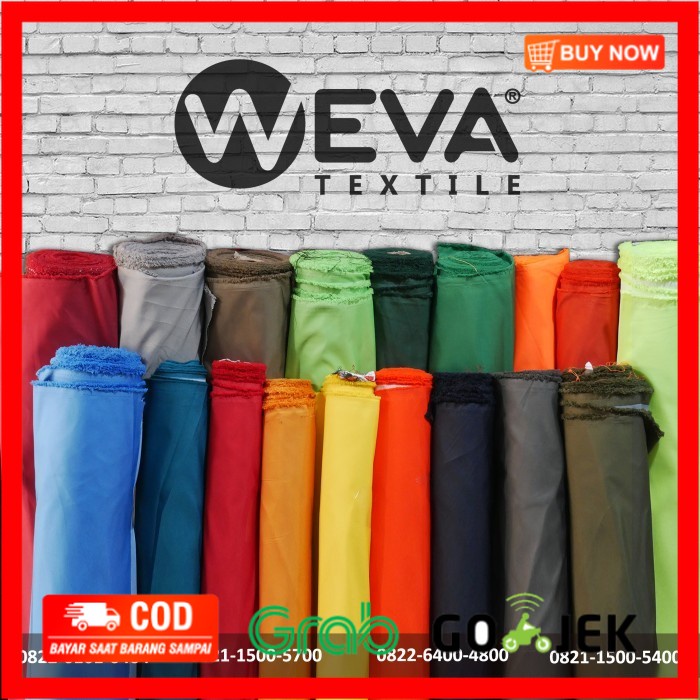 Jual (BISA COD) Bahan Kain Parasut Taslan Milky Waterproof Kain Jaket ...