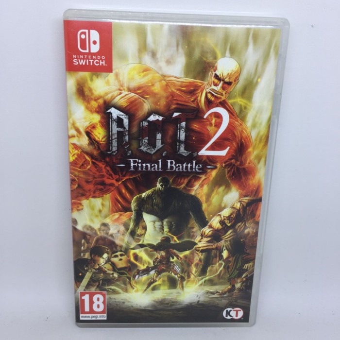 Jual Nintendo Switch AoT 2 Attack on Titan 2 Final Battle | Shopee ...