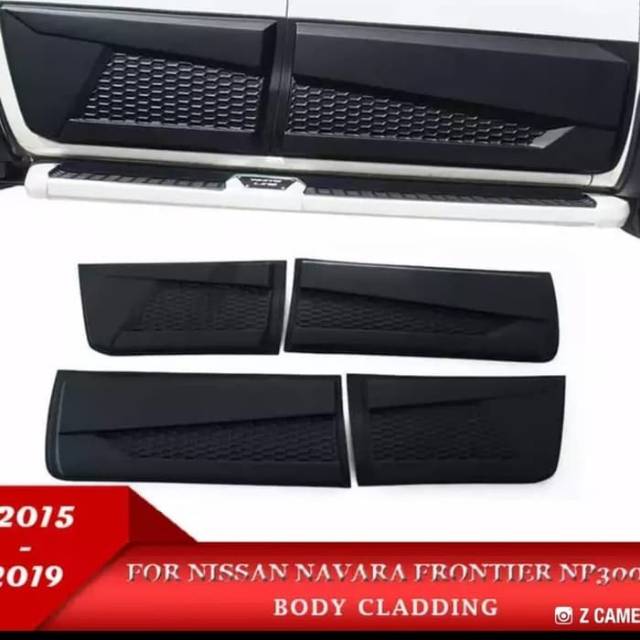 Jual Body cladding nissan navara np300 list body navara 2015-2019 ...