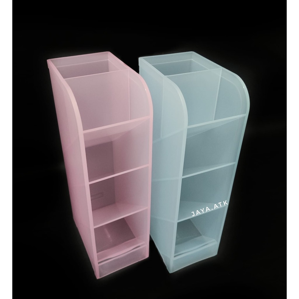 Jual TEMPAT PULPEN KOTAK PENSIL WARNA TRANSPARANT DELI 8932 LUCU PEN ...