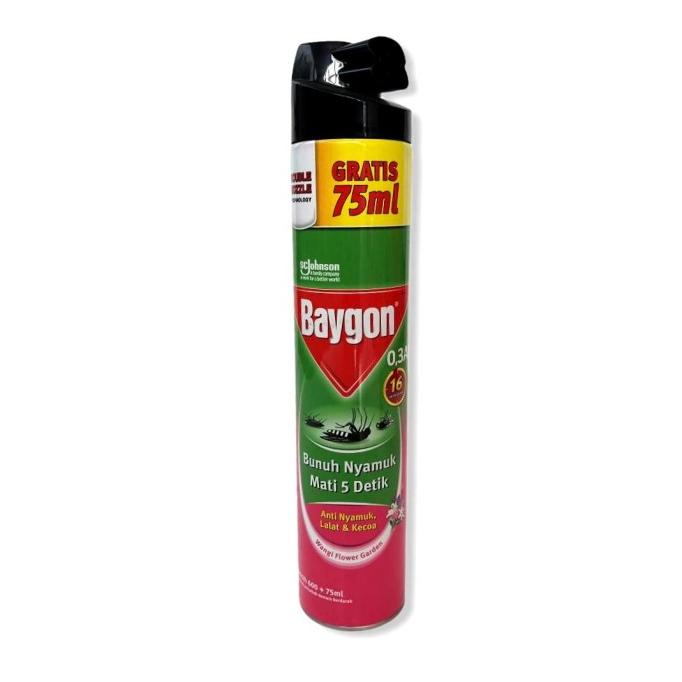 Jual .........] BAYGON 600 mL Obat Nyamuk Lalat Kecoa Semprot Aerosol ...