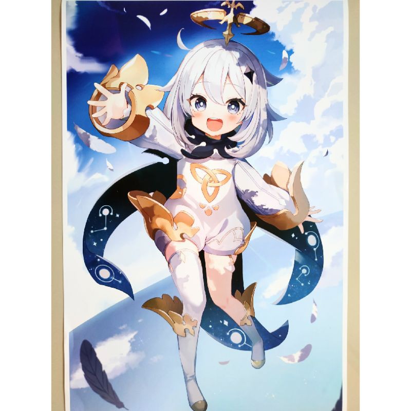 Jual Poster Game Genshin Impact 1 Paimon Merchandise | Shopee Indonesia