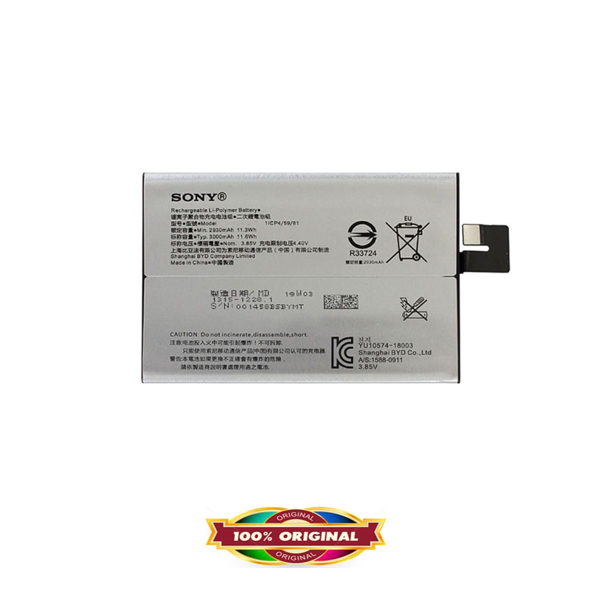 Jual Original Battery for Sony Xperia 10 Plus 2019 - 6.5 inch - 3000mAh - Garansi 1 Bulan ...