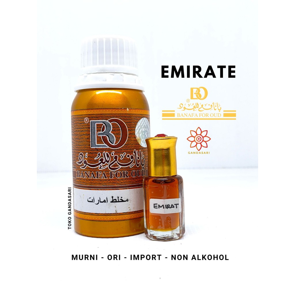 Jual Bibit Parfum BO BANAFA For Oud EMIRATE Ori IMPORT Arab Saudi Non ...