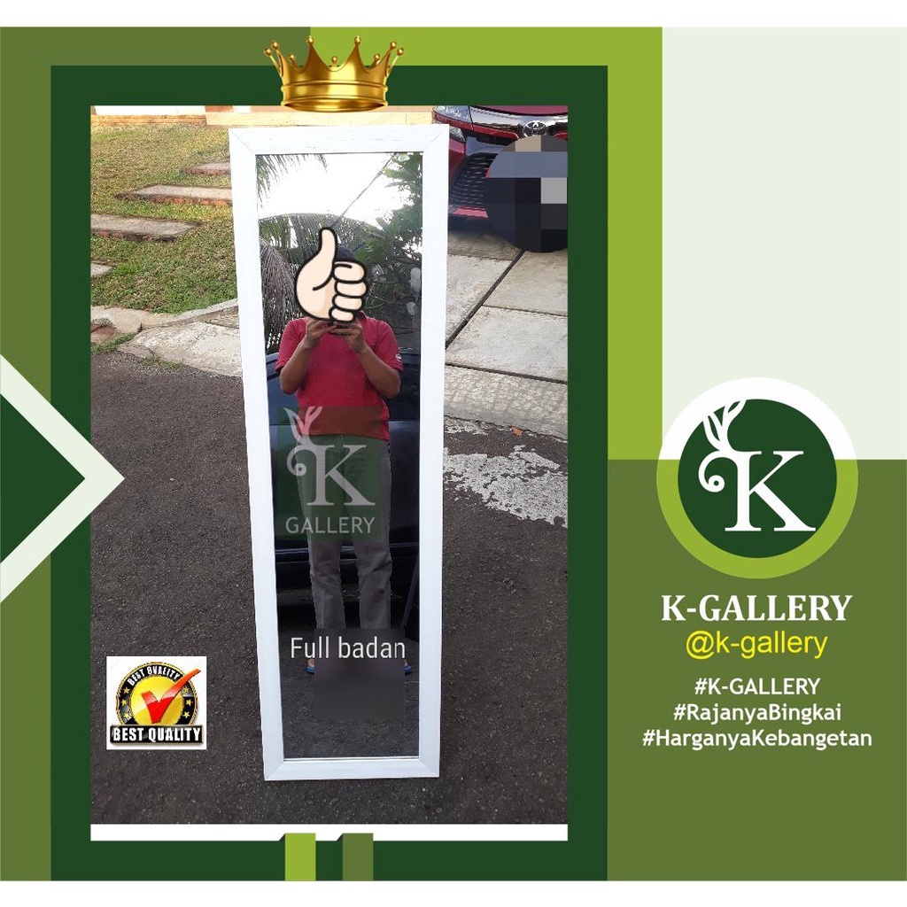 Jual STANDING MIRROR FULL BODY BERGARANSI | Shopee Indonesia