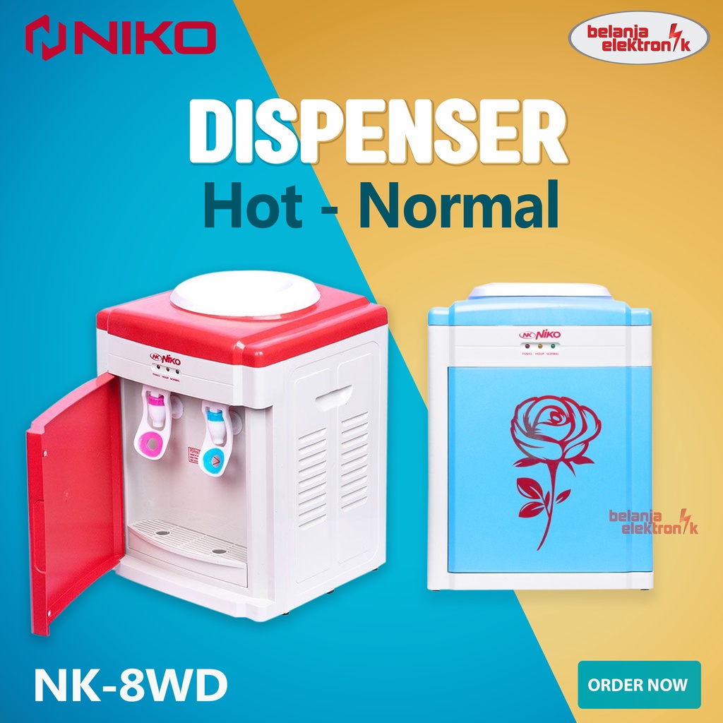 Jual NIKO NK-8WD WATER DISPENSER AIR MINUM HOT NORMAL | Shopee Indonesia