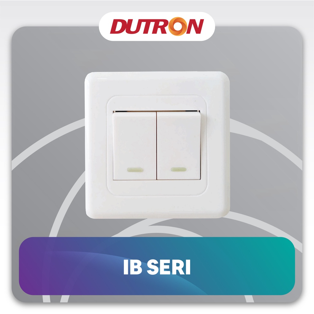 Jual Saklar Engkel Double Inbow Saklar Dua Tombol Tanam IB Dutron ...