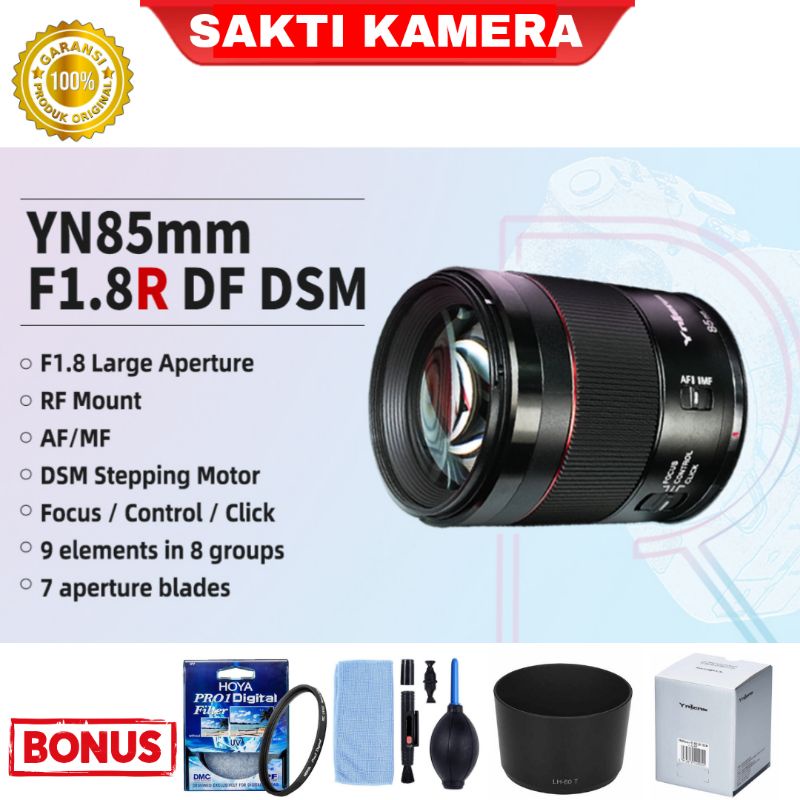 Jual Yongnuo 85mm F1.8 DF DSM / Lens 85mm F/1.8R FOR Sony E Mount & Canon | Shopee Indonesia