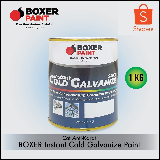 Jual (1 KG) BOXER Instant Cold Galvanize Paint G-1000 Cat Anti-Karat ...