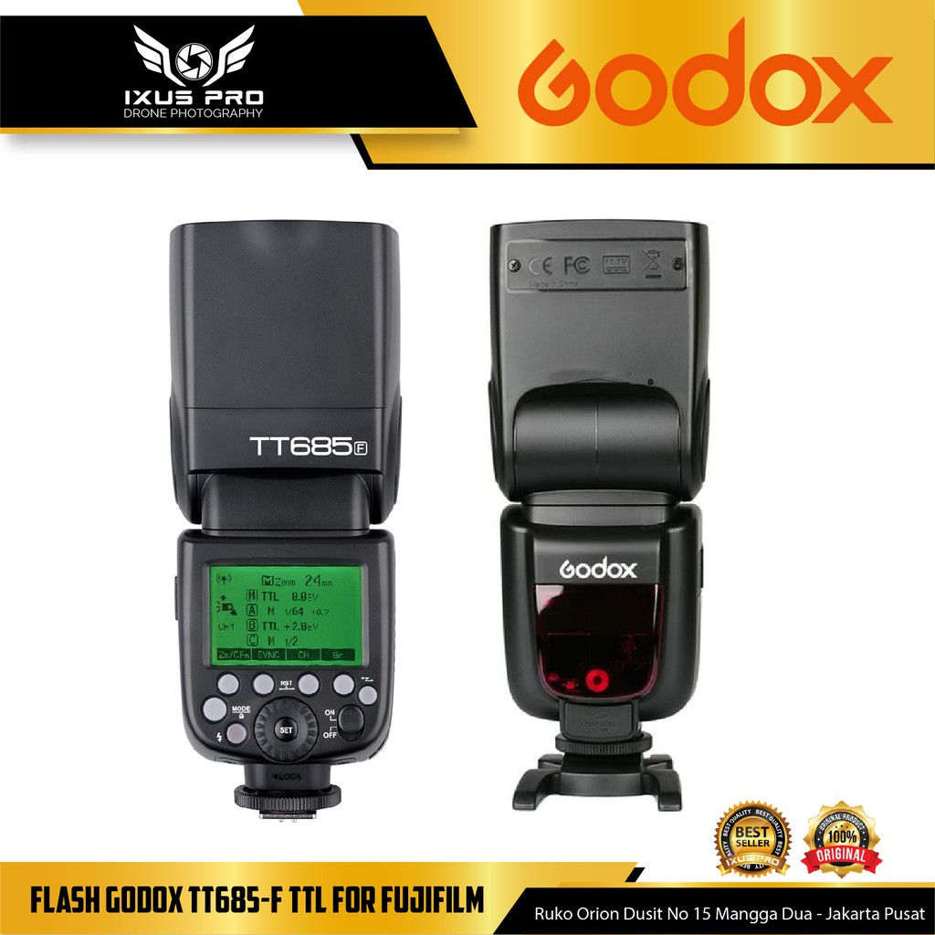 Jual Godox TT685F Thinklite TTL Flash for Fujifilm Cameras Speedlite ...