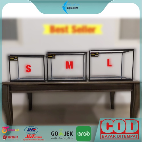 Jual AQUARIUM KACA NIKITA STAR SIZE S/M/L (GLASS WATER TANK) | Shopee Indonesia