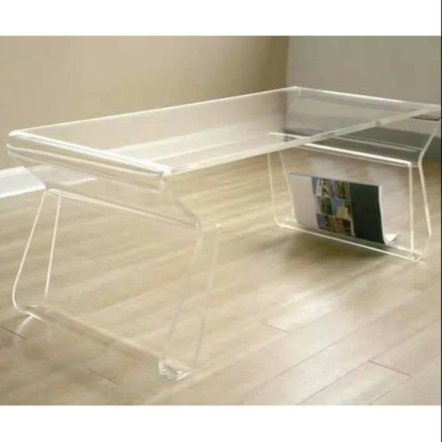 Jual Acrylic meja belajar anak akrilik meja acrylic organizer meja ...