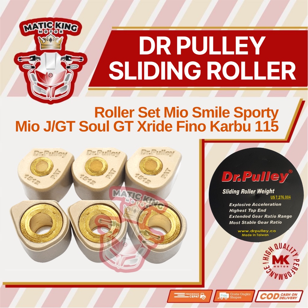 Jual Sliding roller Mio Sporty Smile J Soul GT Fino X-Ride Nouvo 110 ...