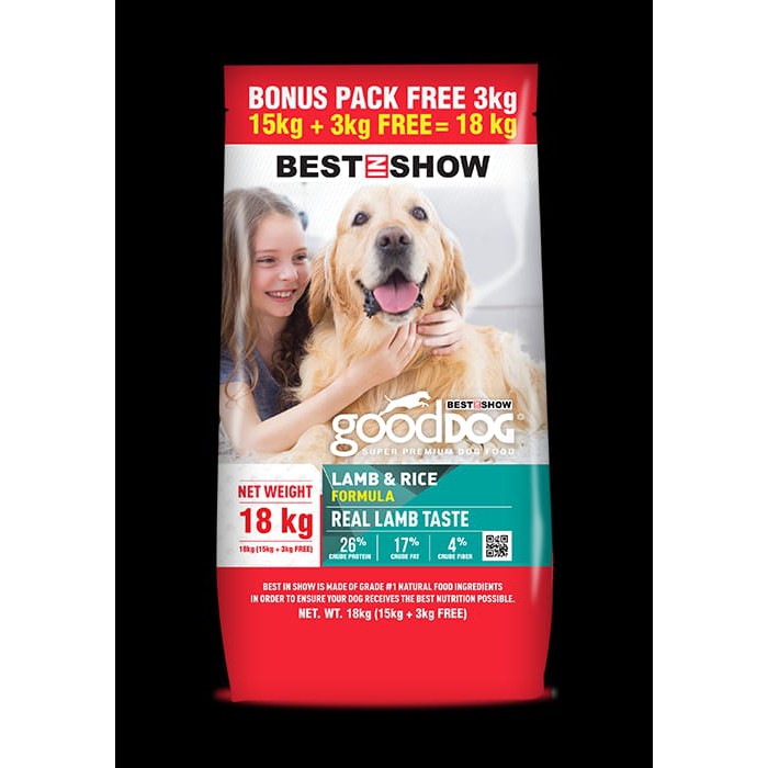 Jual Good Dog Lamb & Rice 18 kg Makanan Anjing | Shopee Indonesia