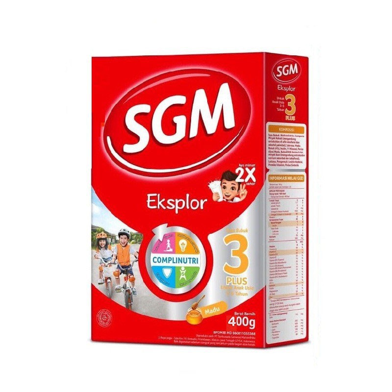 Jual SUSU SGM 3+ MADU & VANILA 400 GR / ERAMART | Shopee Indonesia