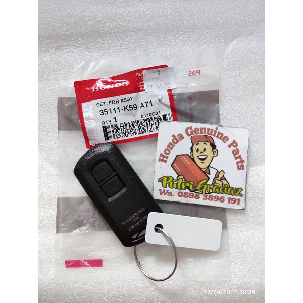Jual REMOTE KEYLESS SET FOB ASSY 35111-K59-A71 NEW SCOOPY K2F- HONDA ...