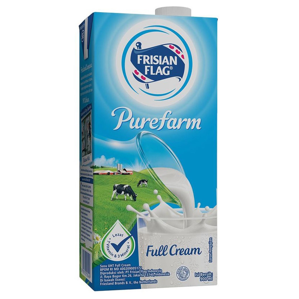 Jual Frisian Flag Uht Full Cream 900 Ml | Shopee Indonesia