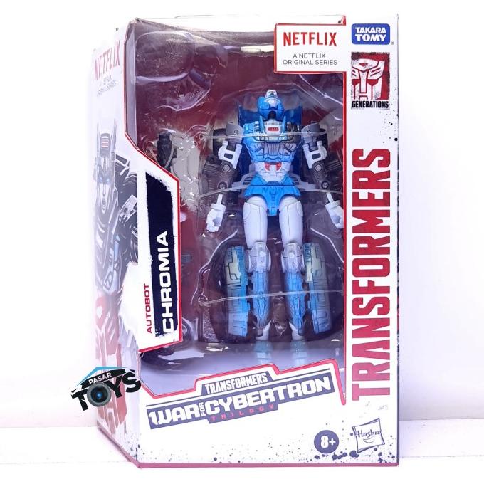 Jual Chromia Transformers Netflix War for Cybertron Trilogy Deluxe ...