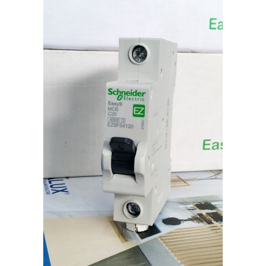Jual MCB SCHNEIDER 20A Hitam Miniatur Circuit Breaker Original | Shopee ...