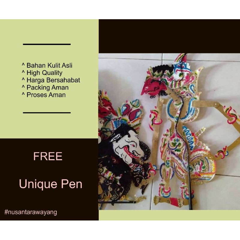 Jual Wayang Kulit Salya | Shopee Indonesia